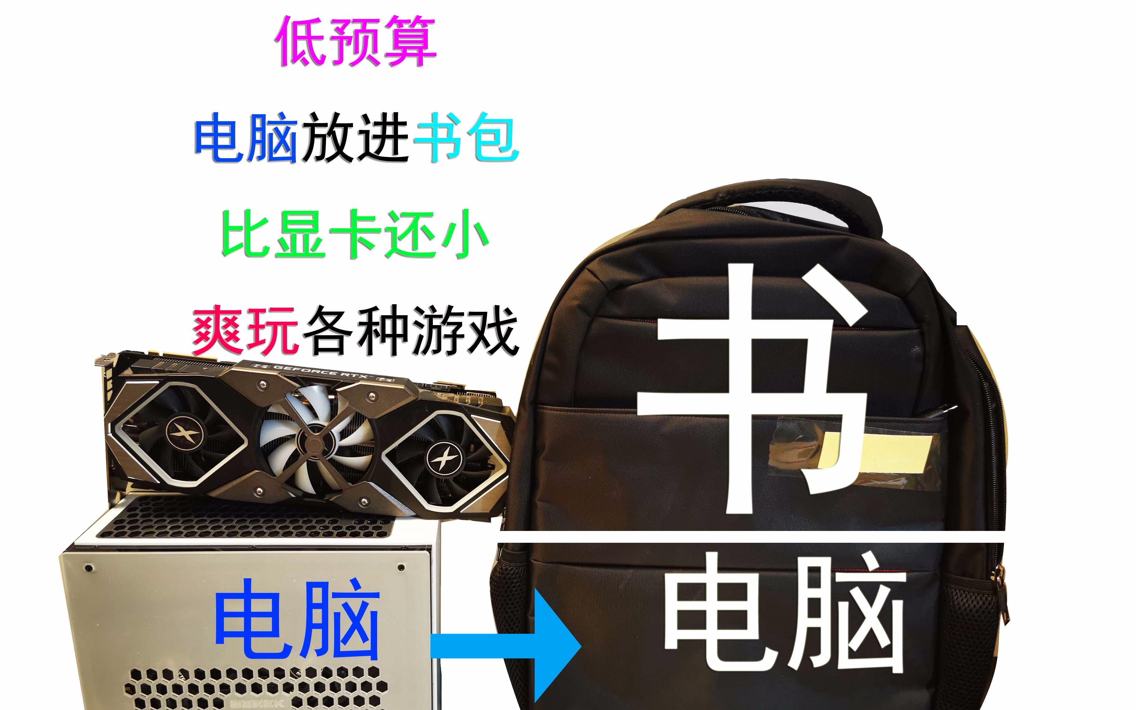 能放进书包的电脑,35万跑分,吃鸡160帧,比显卡还要小。