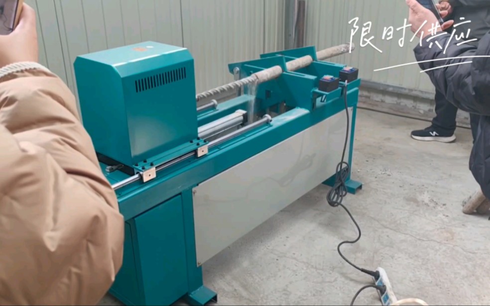 棒迪#钢管堵头清灰机 冲击速度块气动全自动