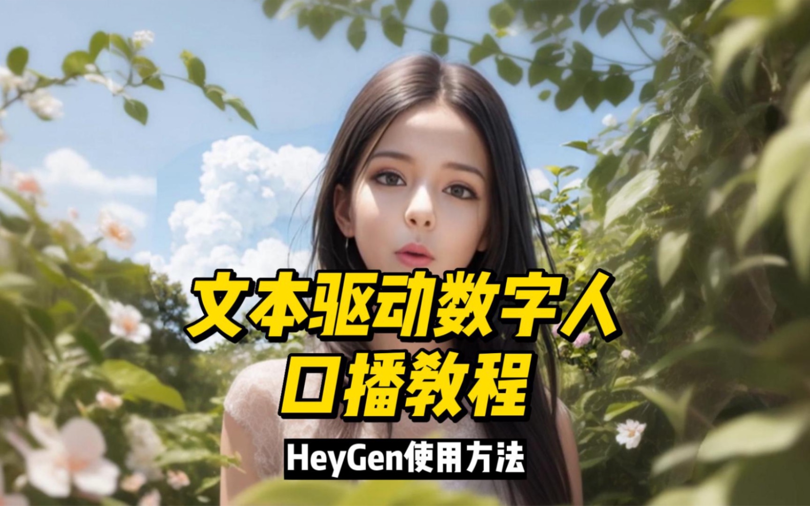 HeyGen文本语音驱动数字人口播使用方法