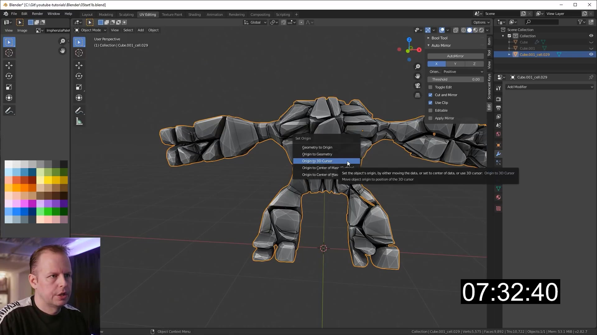 【3D建模】大佬挑战10分钟建模,肉山一样的熔岩怪物建模过程一览(上)