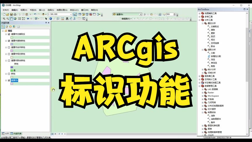 ARCgis标识功能的介绍