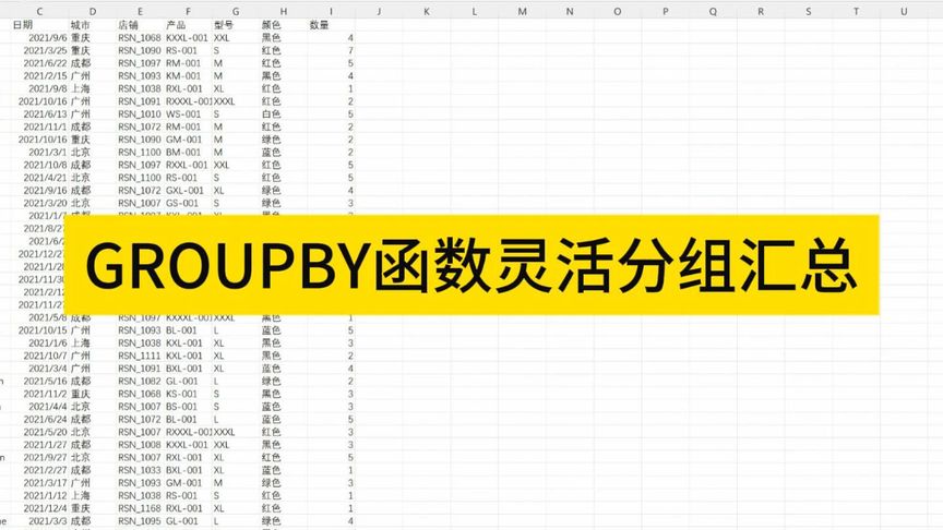 Groupby函数灵活分组汇总文本数据 #office办公技巧 #wps #excel