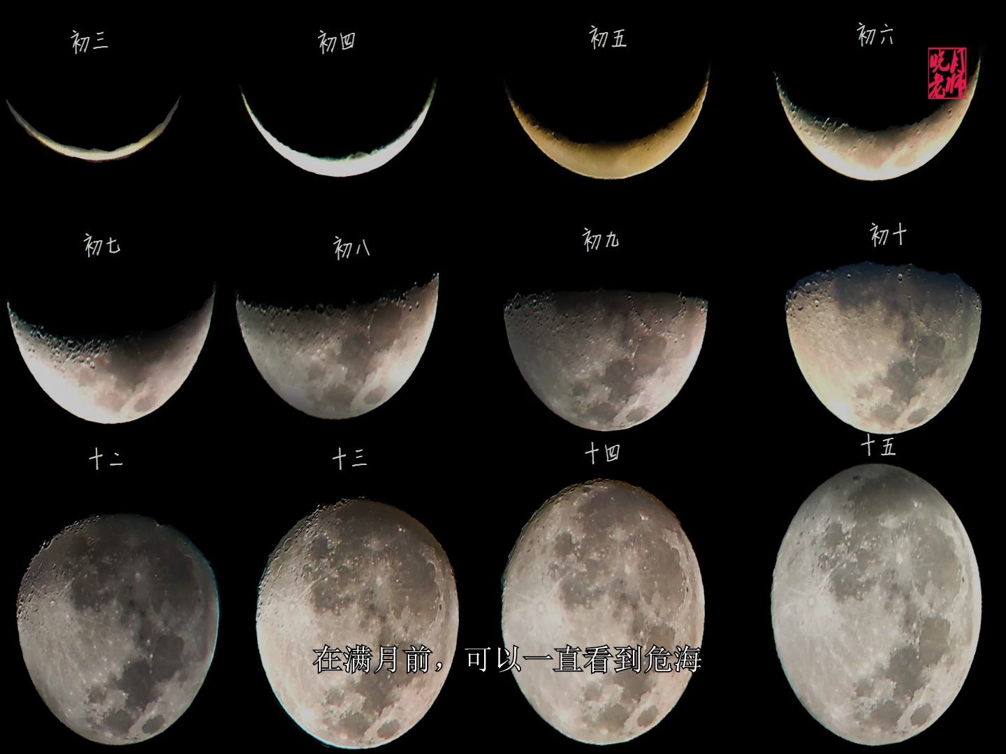 月相变化的原因、月球自转的正确姿势