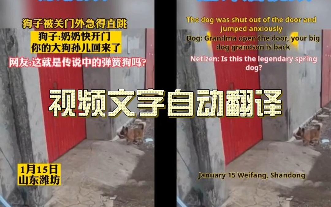 视频文字翻译产品已经上线 ,免费体验。鬼手剪辑用AI自动识别视频内...