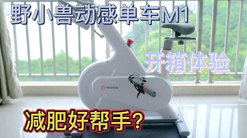 202205211522野小兽动感单车M1开箱体验:减肥好帮手?