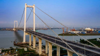 广州的跨海大桥,南沙大桥,继港珠澳大桥之后又一世界级桥梁工程