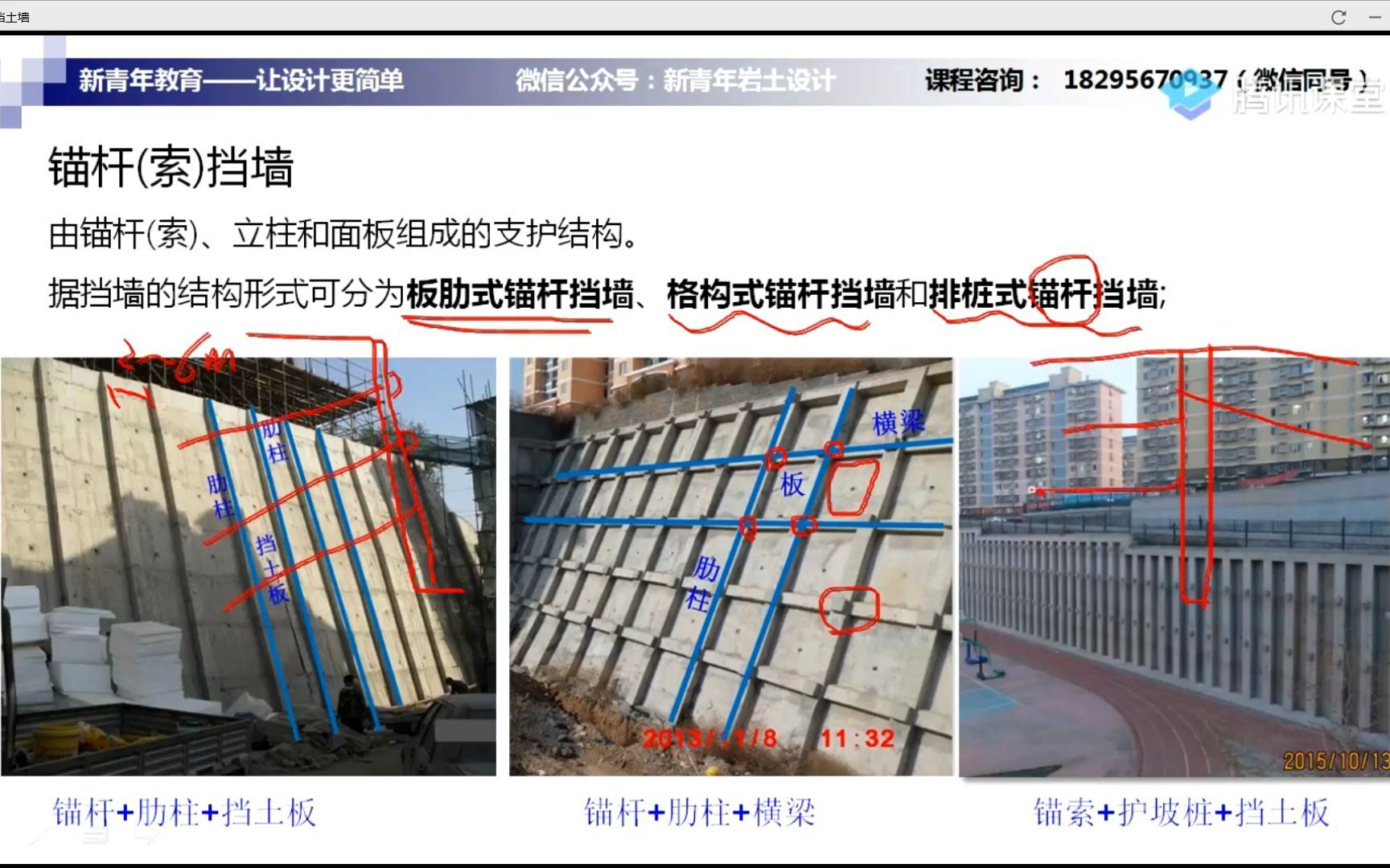 岩土边坡设计-板肋式锚杆挡土墙
