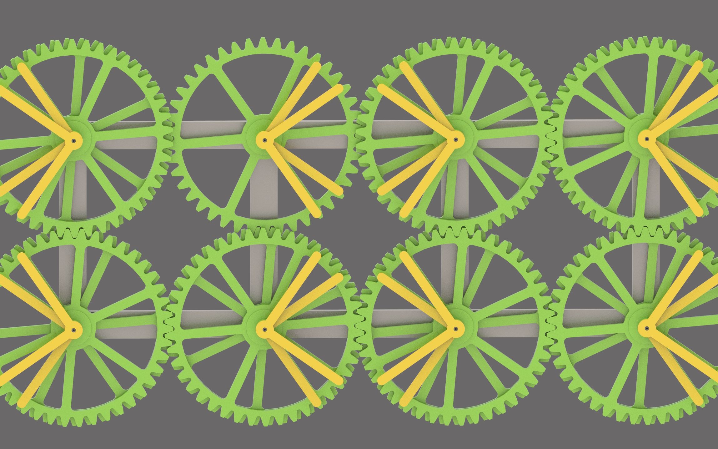 齿轮运动艺术,机械也可以很美