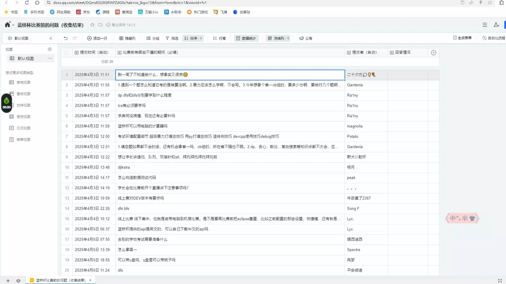 蓝桥杯赛前疑问解答:第一期