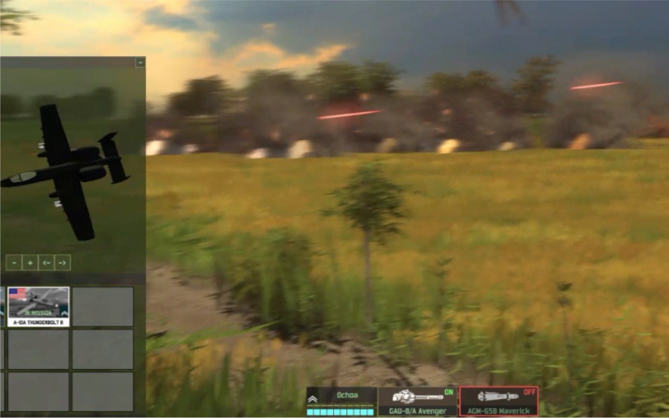 【战争游戏真实化】A-10舔地效果:4200发每分钟的GAU-8 复仇者机炮