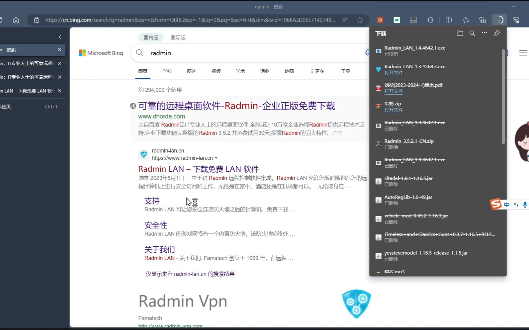 radmin lan 安装包损坏 为什么安装不了