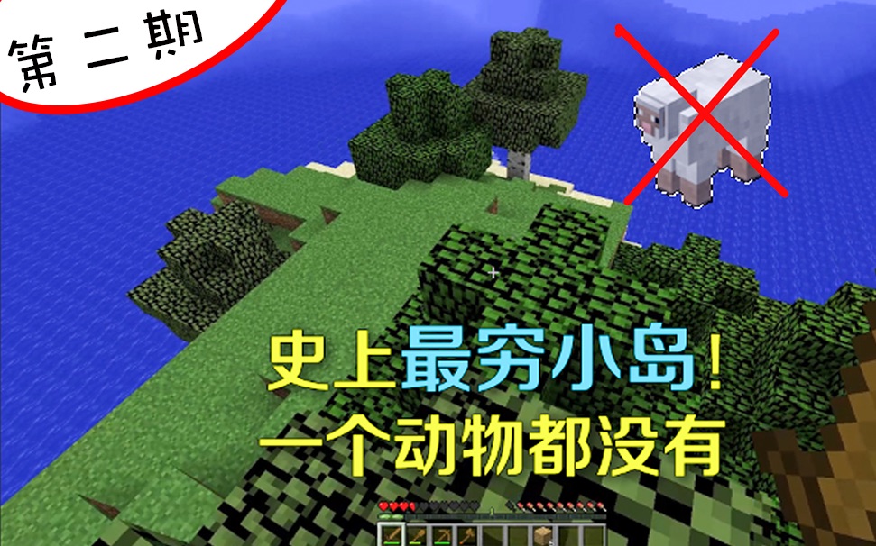 我的世界2:史上最穷小岛连只羊都没有,我该如何继续生存下去?