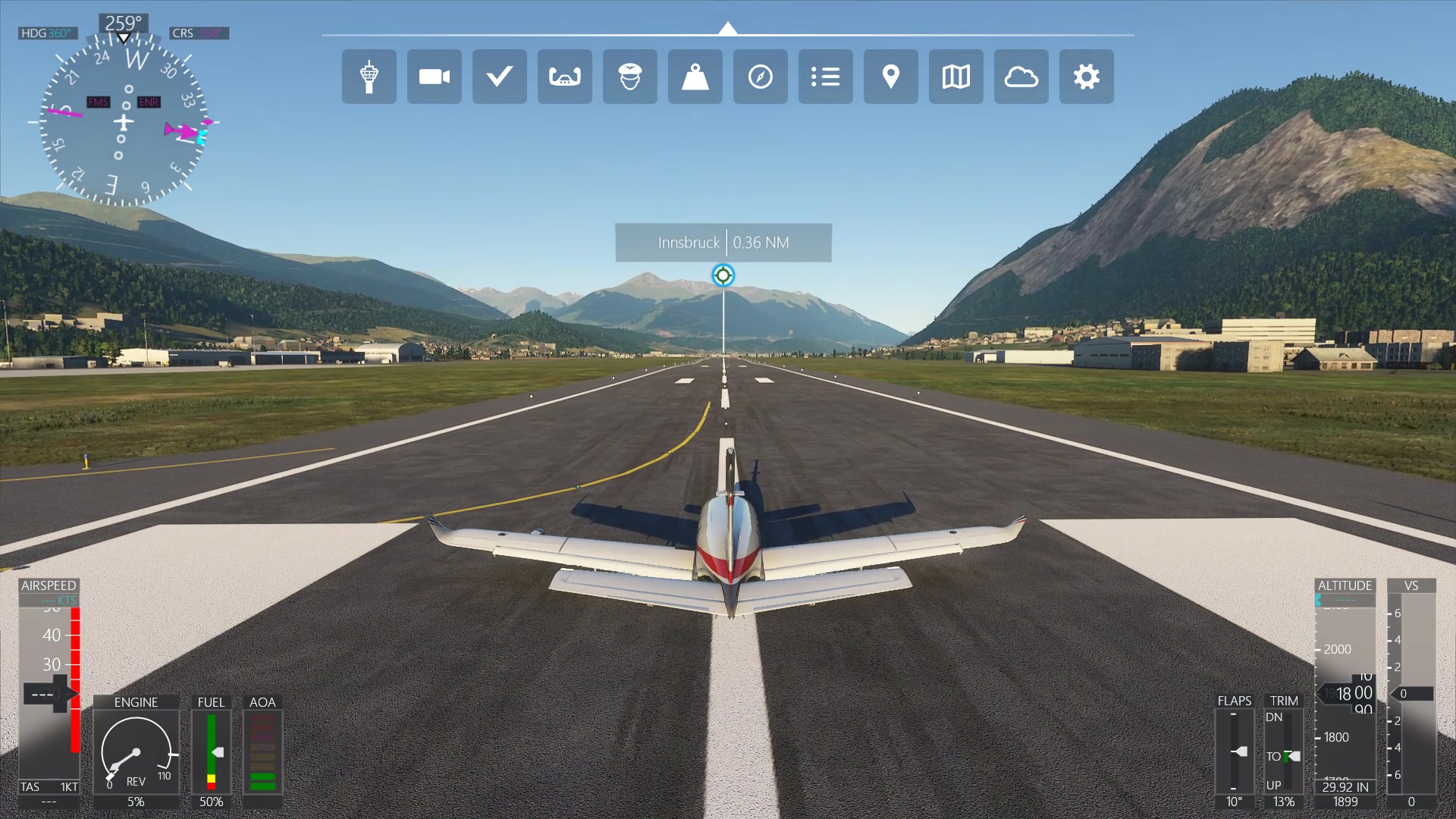 Microsoft Flight Simulator 2020 使用XBOX 手柄飞行初步测试(因斯...