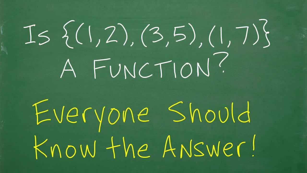 2023.10.23 【TabletClass Math】{(1, 2), (3, 5), (1, 7)} 是一个函数吗?很...
