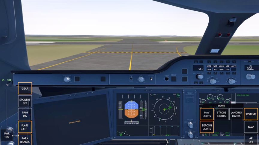 超逼真手游模拟飞行 无限试飞 Infinite Flight 空客A350汉莎航空