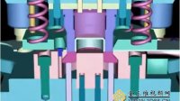 拉伸模模拟动画,五金模具冲压视频
