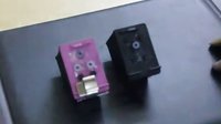 hp1000连供安装视频 一定要注意是墨盒芯片上面不要有墨水