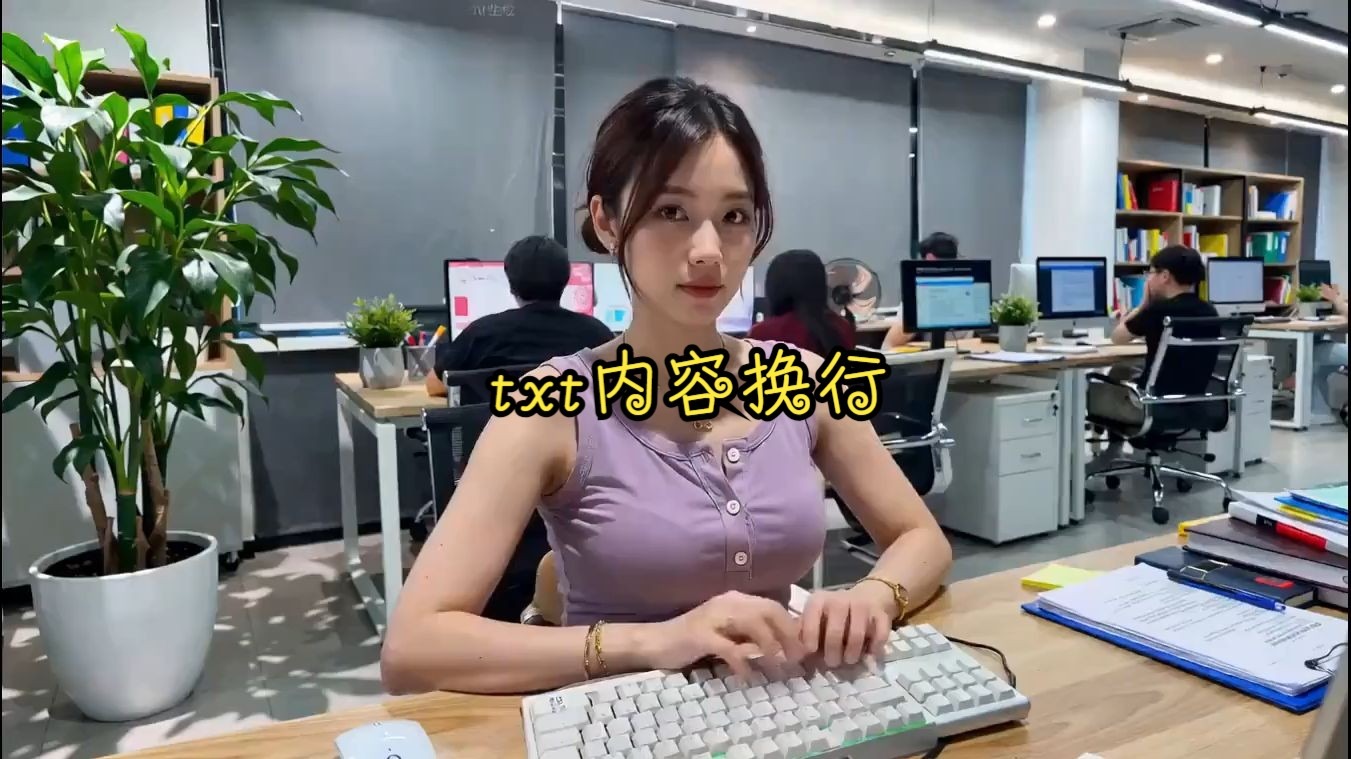 txt内容换行_标点替换为换行符_文本文档排版一行一条