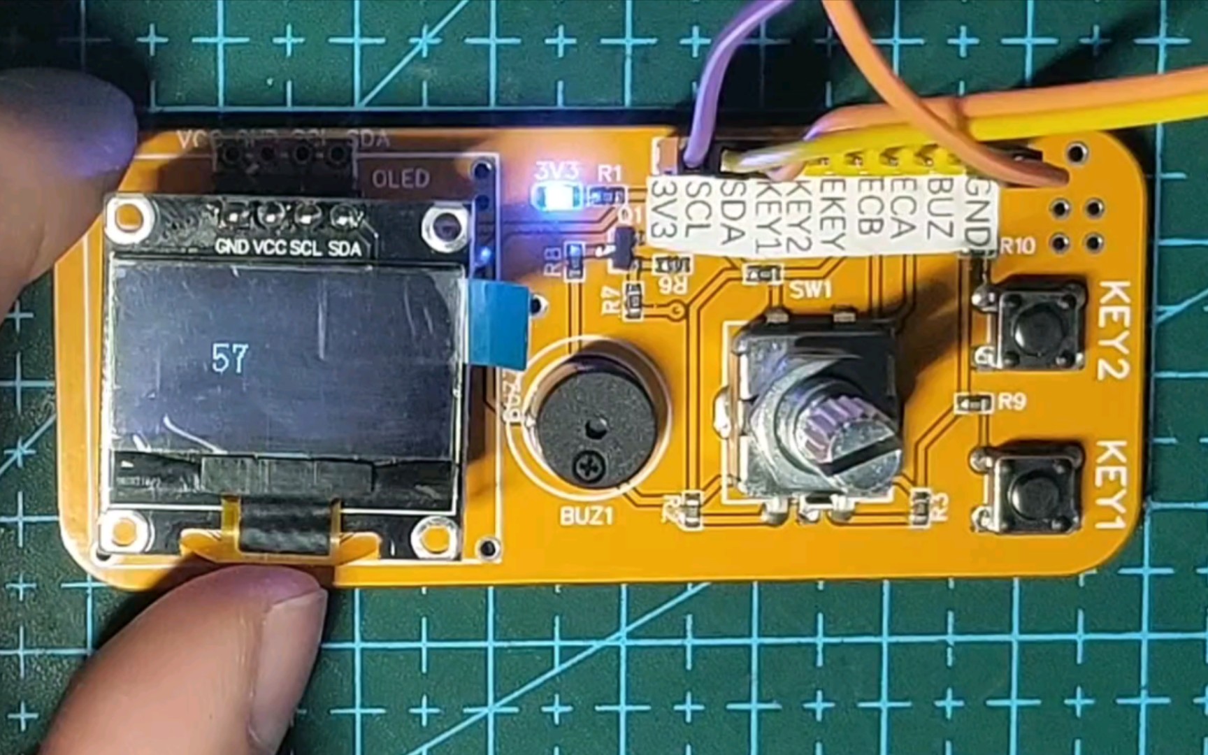 【硬件】自制一个小控制模块(编码器+OLED)