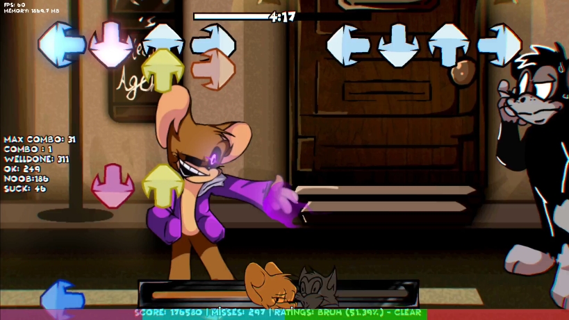 周五夜放克,地窖秀模组,V2.6版本,隐藏曲,三重麻烦(第2个版本)