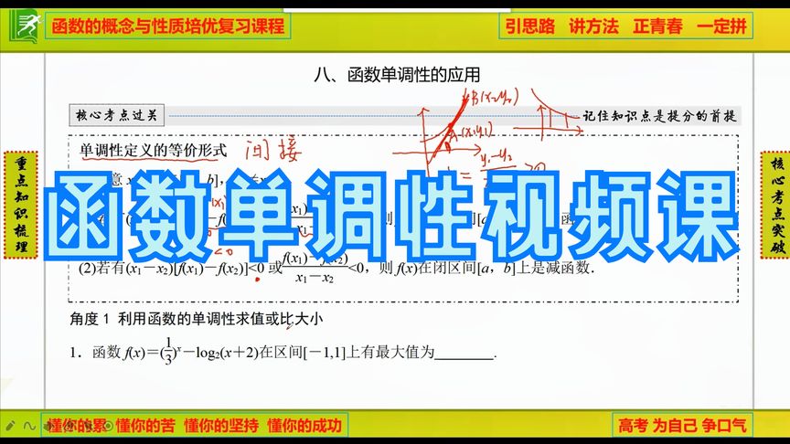 函数的增减性下半部分