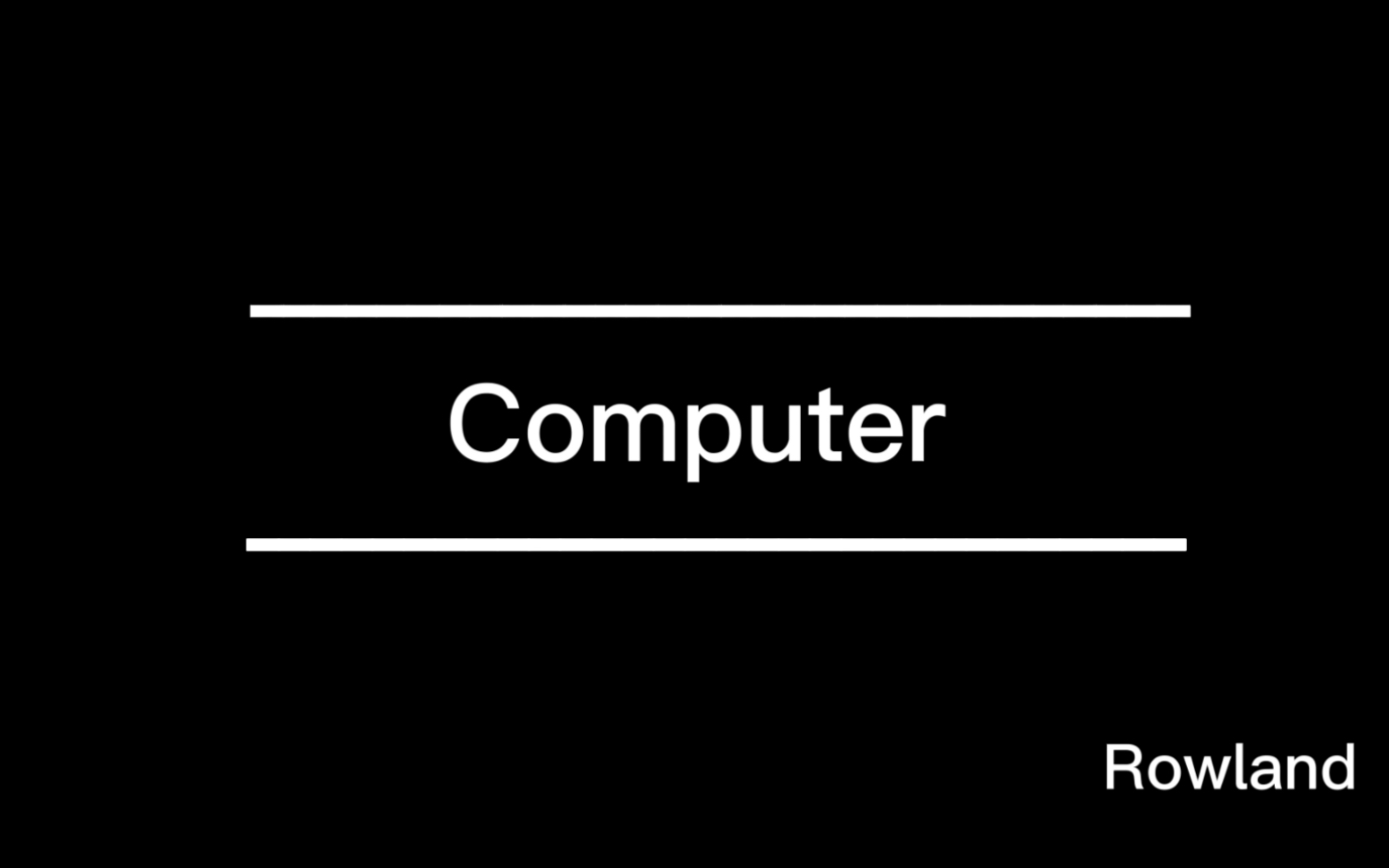 关于电脑Computer的英文童谣