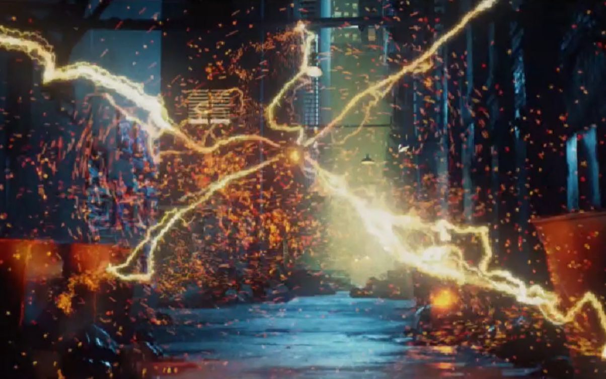 AE-科幻街道场景粒子闪电特效合成教程