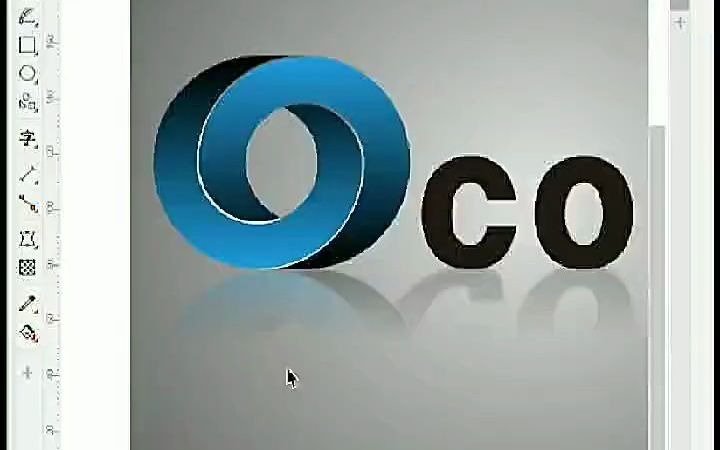 【CDR新手培训】CDR怎么绘制立体LOGO图形设计 cdr怎么抠掉一块...