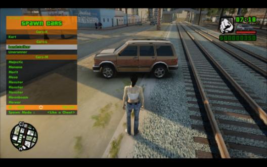 如何在PC玩mod-gtasa电脑原版cleo主程序和modloader以及简单车模...