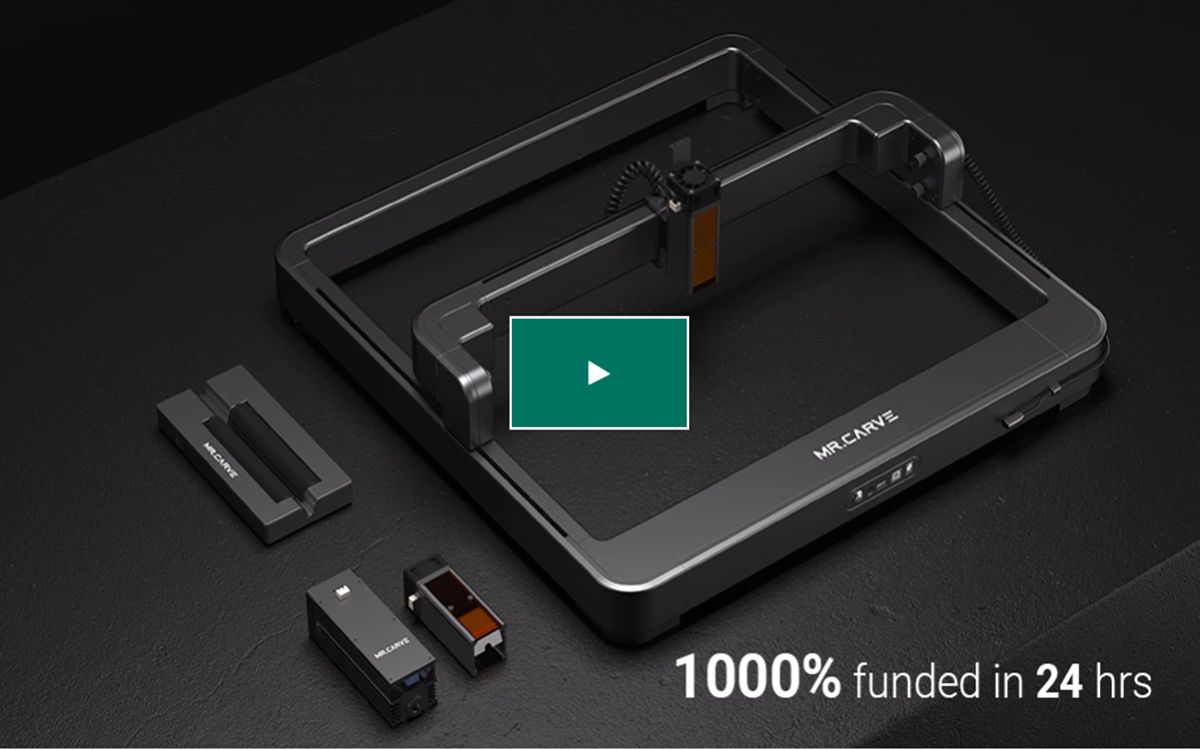 Kickstarter众筹热门项目 | Mr Carve M3,多功能激光雕刻机&切割机