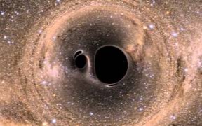 神秘的宇宙,这是两个黑洞合体的声音♂