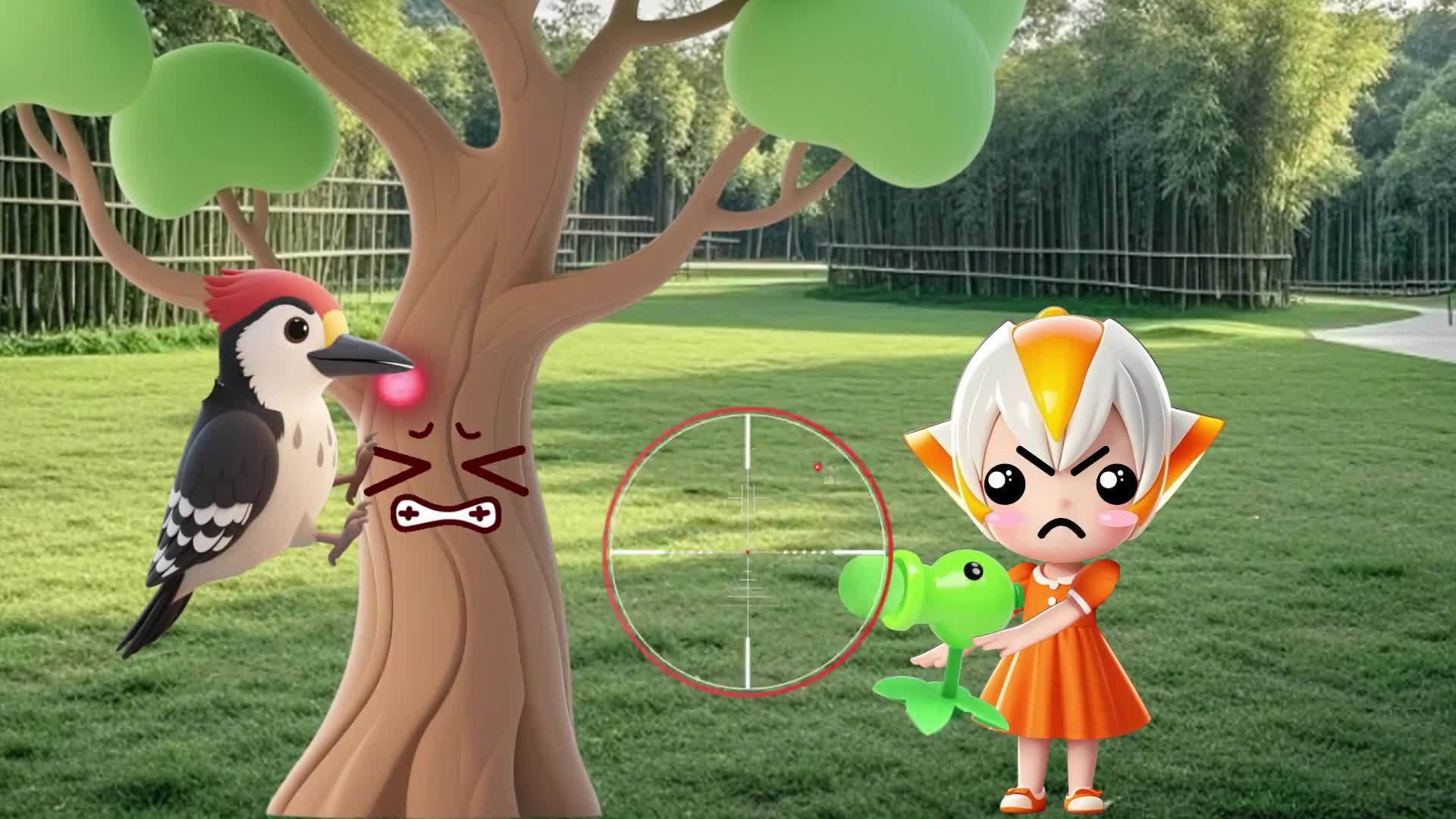 啄木鸟吃虫子是在保护大树