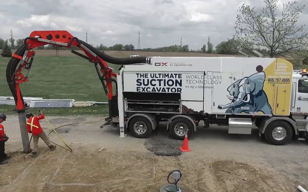 新一代真空挖掘机,比传统挖机效率高十倍!开启的瞬间动力太强大!