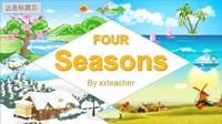 幼儿少儿小学英语Seasons季节PPT课件公开课示范课优质课赛课微课