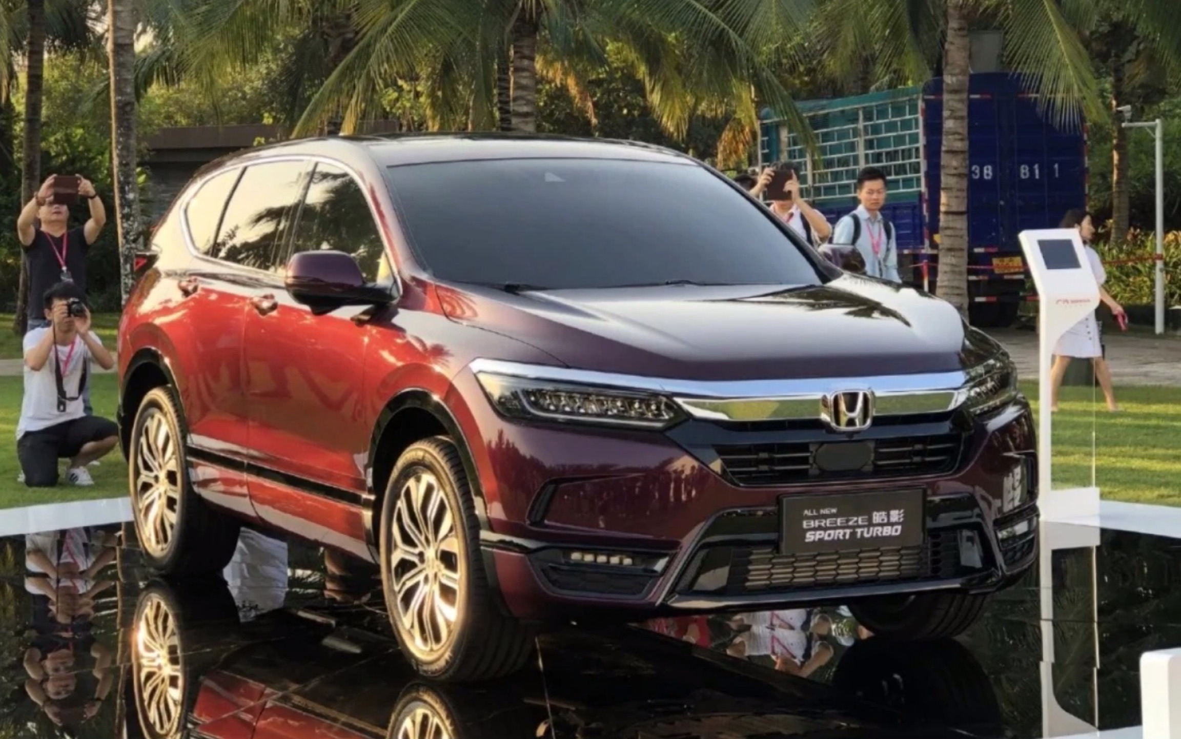 首发!广汽本田全新SUVBREEZE现场高清实拍