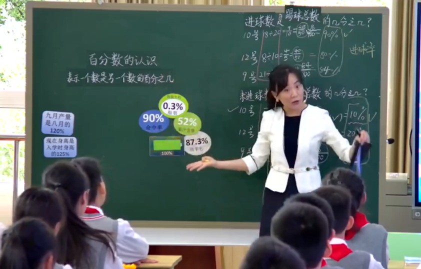 《百分数的认识》公开课【漫画导入!新课标一等奖】