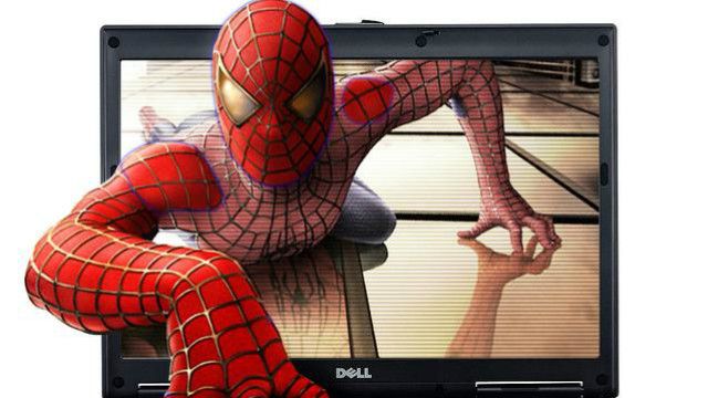 PS视频教程-合成电影中人物爬出屏幕效果