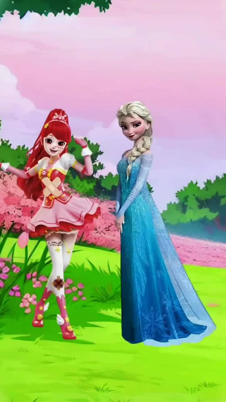 叶罗丽娃娃 #叶罗丽动画人物 #爱莎公主 #艾莎公主