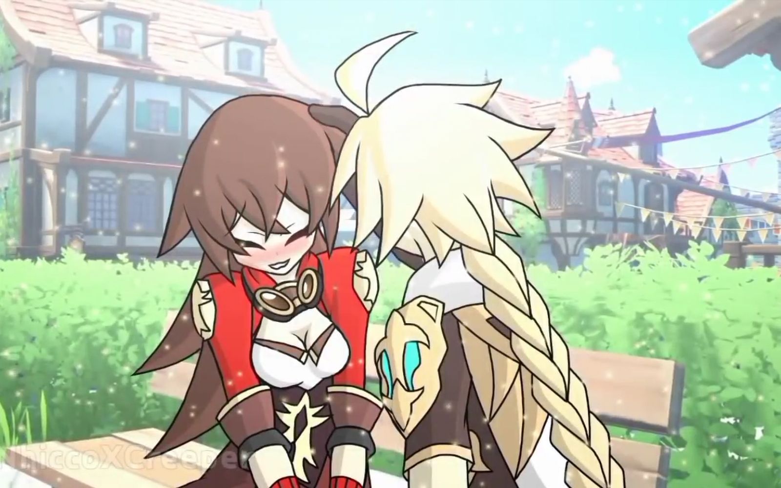 我旅行者,今天就要摸爆安柏的头【原神动画】(中文字幕)