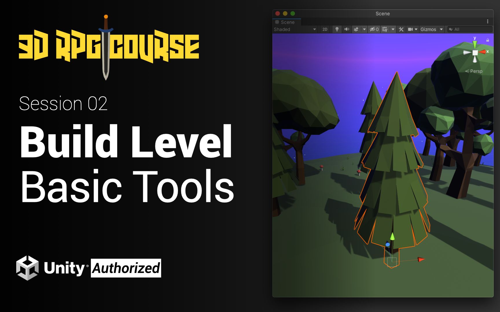 Unity2020 3DRPG游戏开发教程|Core核心功能02:Build Level 尝试熟悉...