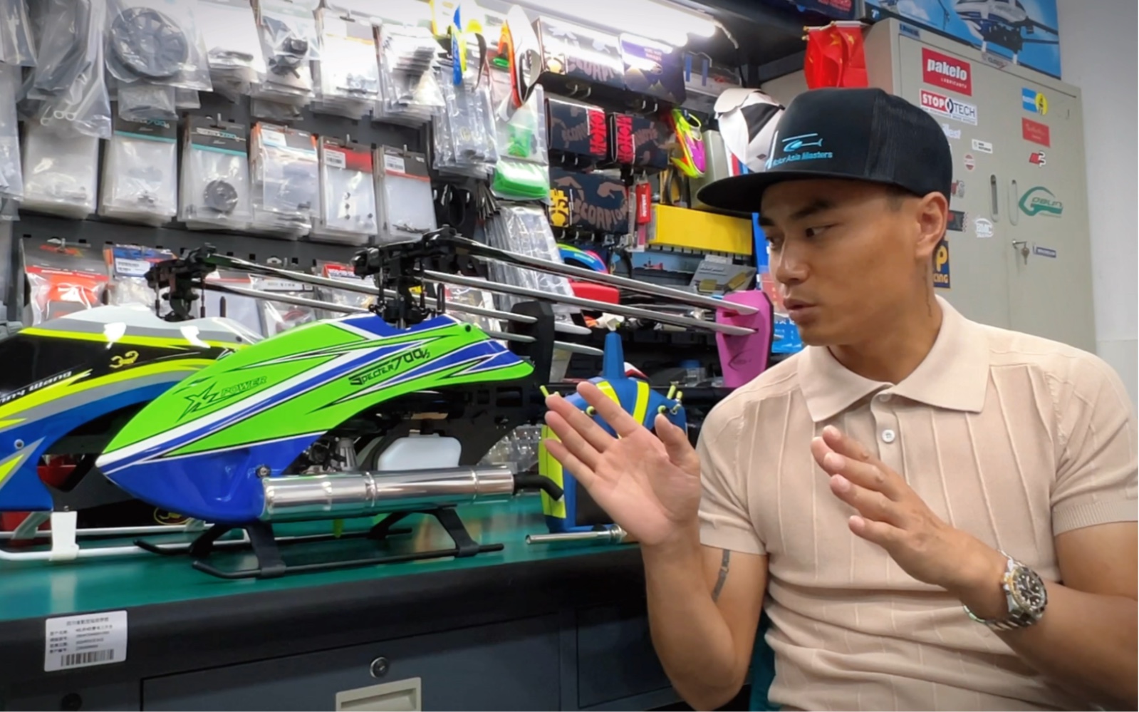 2023年小罗模型XL Power力作700级油动直升机Specter NME Nitro“...