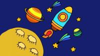 奇幻的宇宙简笔画 激发你的想象力
