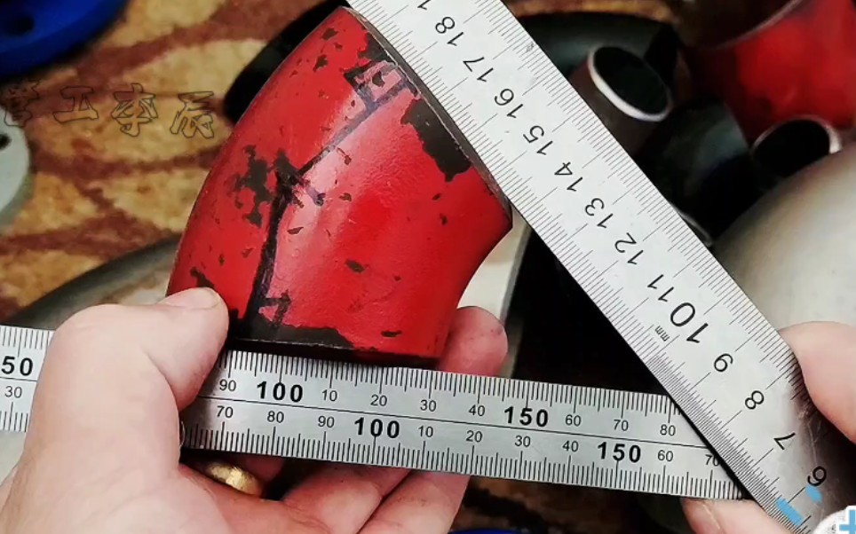 化工管道,管工李辰讲解弯头切割方法