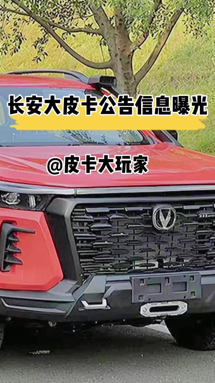 #皮卡大玩家 #皮卡 #长安汽车 长安大皮卡公告信息曝光 #新车 #越野