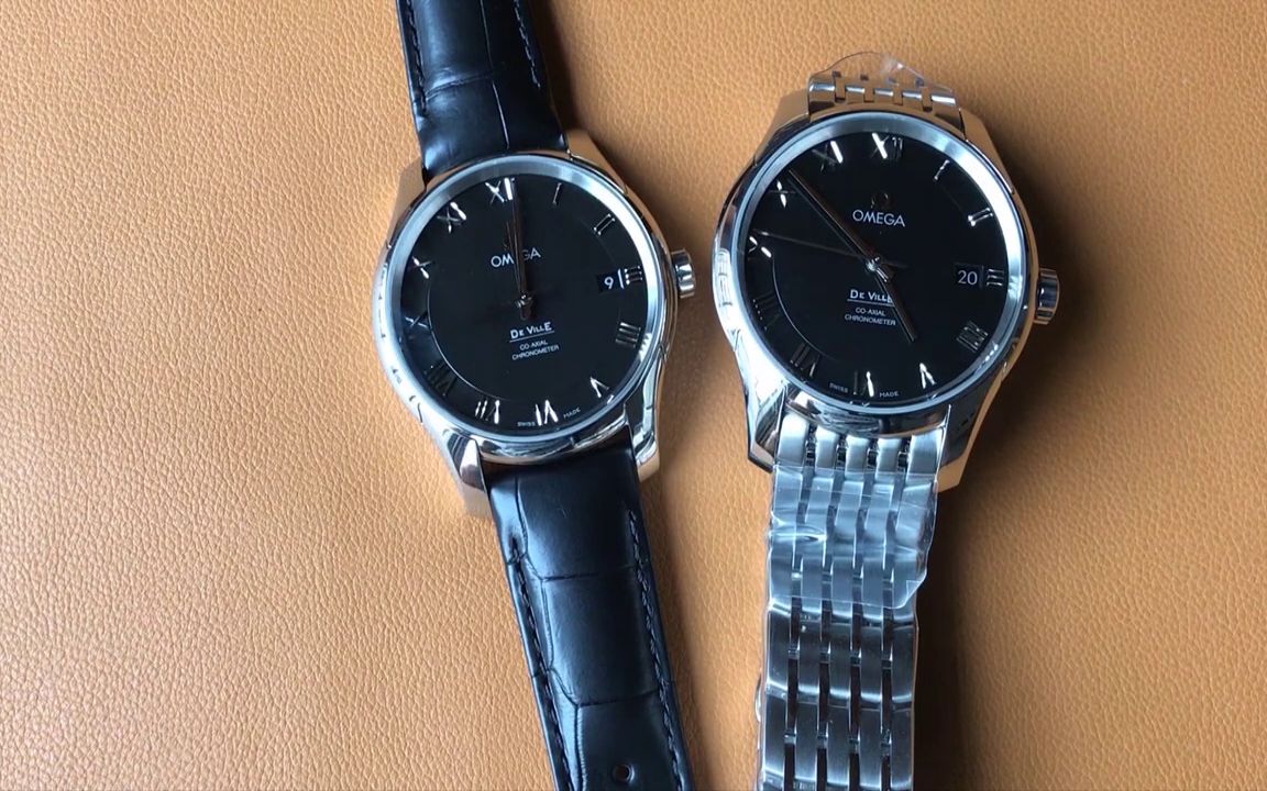 安微分期付款买手表VS欧米茄蝶飞黑面腕表41mm8500机芯国产电子...