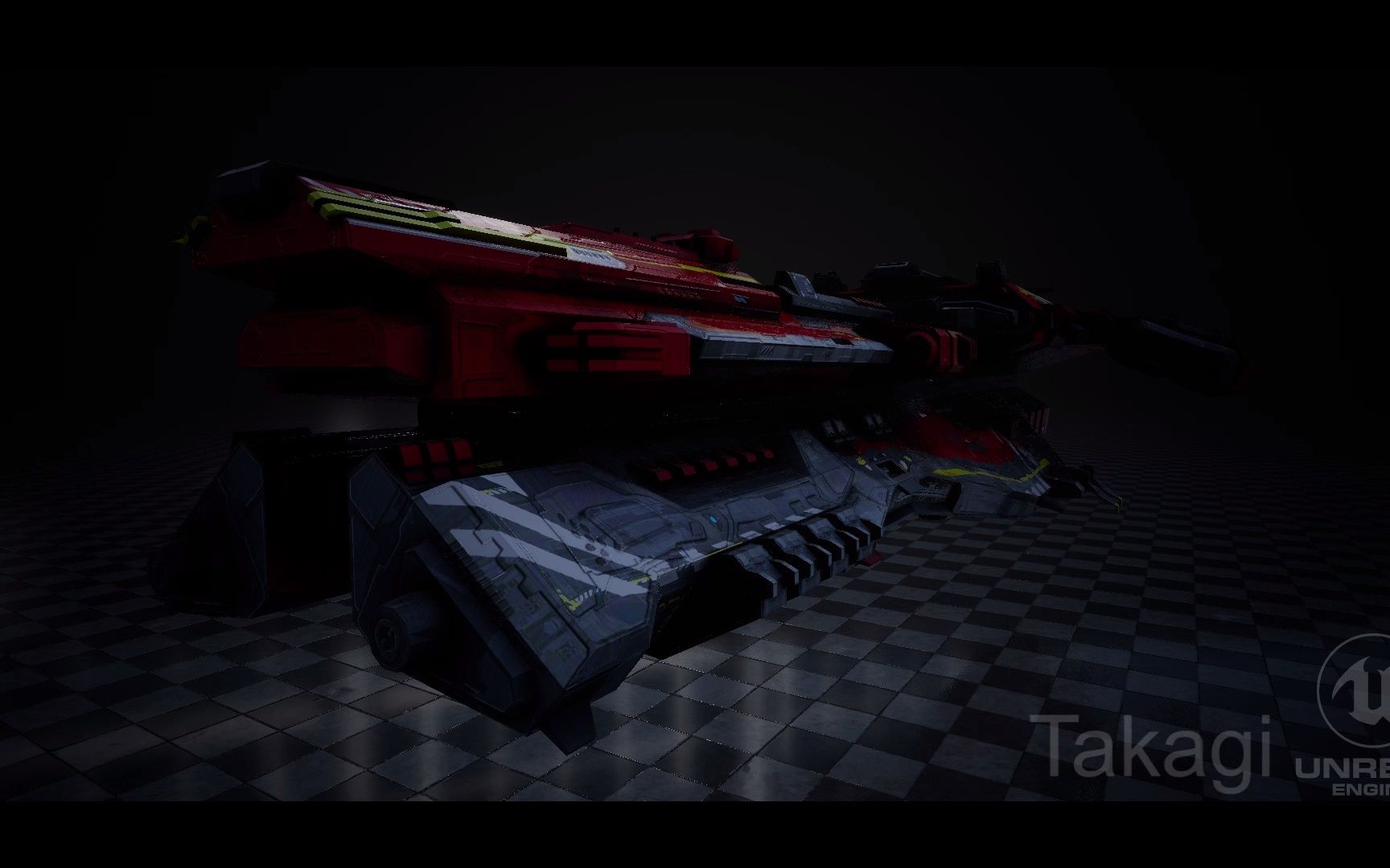 UE4全息投影飞船特效