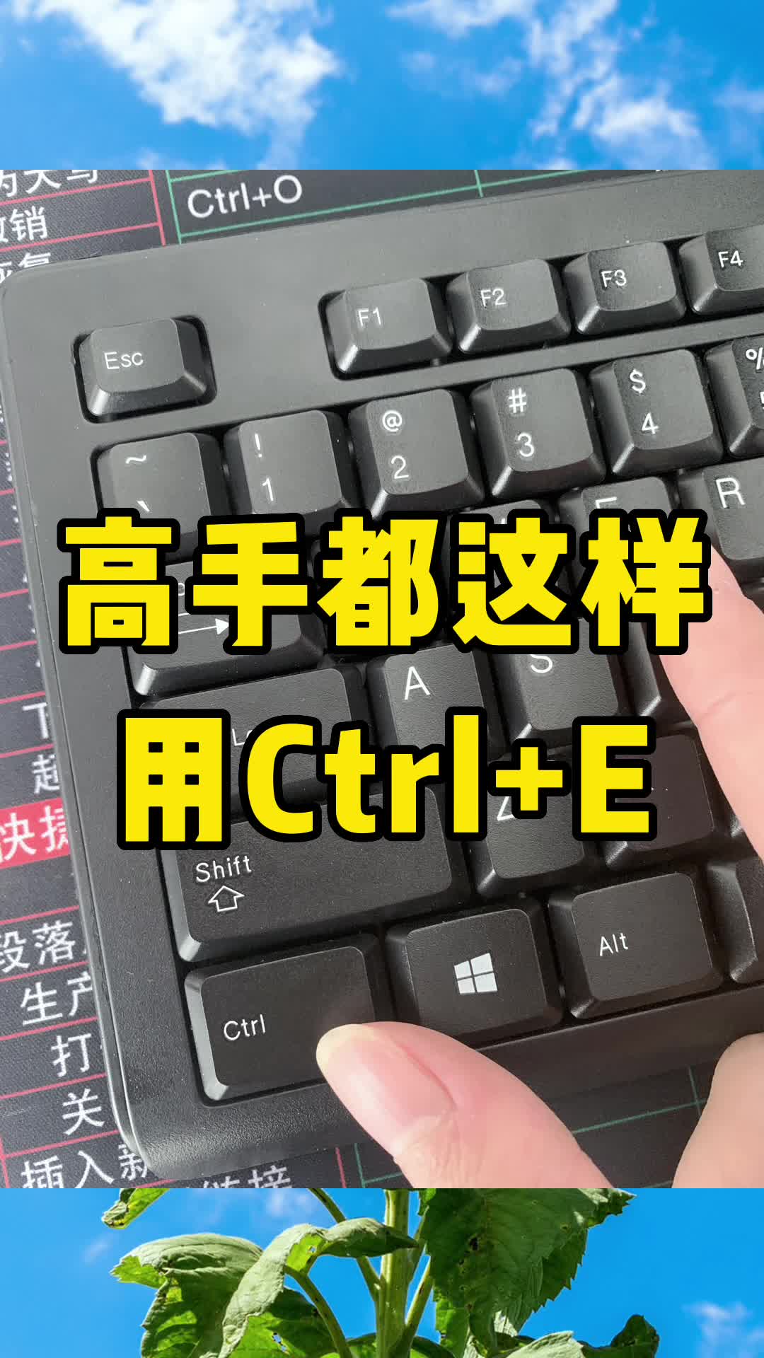 高手都在用的快捷键,Ctrl+E