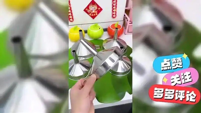 这个多功能不锈钢漏斗,你家一定要备一个