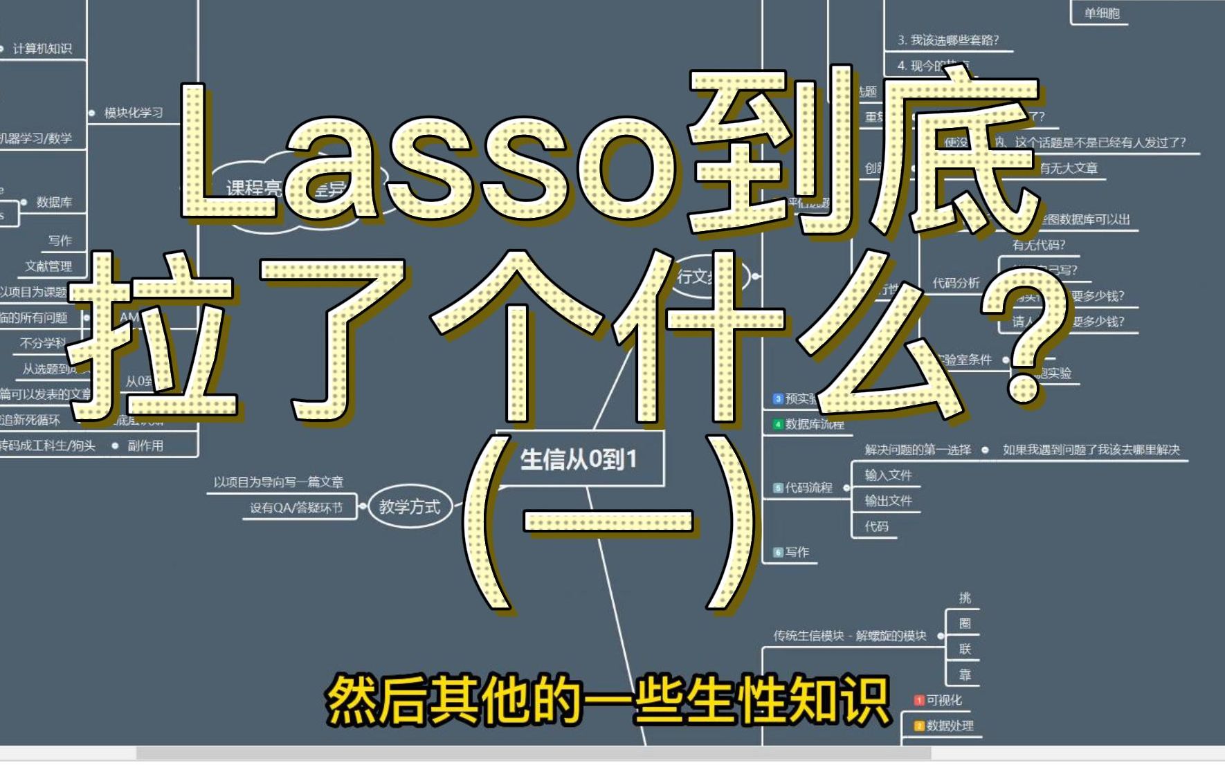 ...个什么?(一)|10分钟生信小课堂 | 机器学习板块 | R语言| Python |医学生|