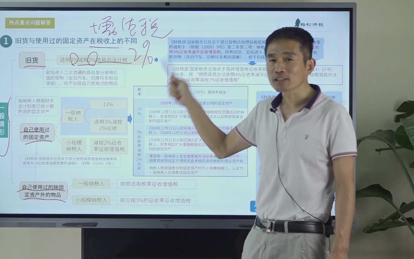 销售旧货、使用过的资产、物品在税收上的不同